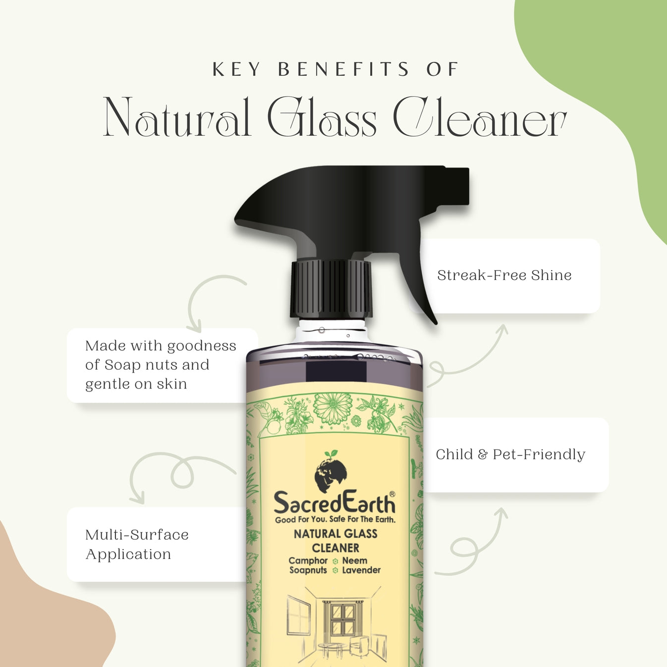 Natural Glass Cleaner – SacredEarth